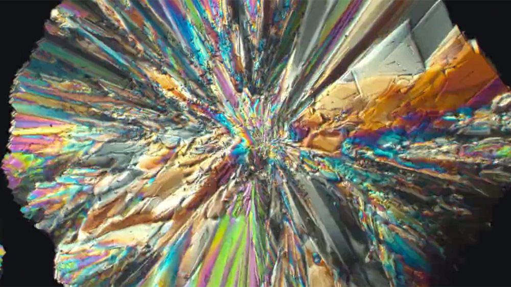 The ‘atomic orderliness’ of crystals forming yield resplendent ...
